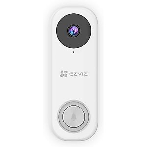 EZVIZ Video Doorbell Camera, 2.4Ghz/5Ghz Wi-Fi 1080P Wired Security Camera with AI-Human Detection, 2-Way Talk, Existing Wiring Required | DB1C