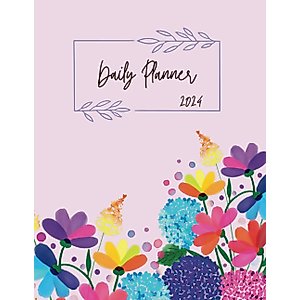 Daily Planner 2024 One Page Per Day: Daily Diary 2023 ,One year 365 day fully line and dated journal, 2023 Large Daily PlannerDaily