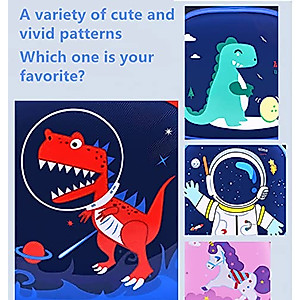 Kids Unicorn Backpack Toddler Travel Backpack Travel Bag for Elementary Kindergarten Student Preschool Children (Green Dinosaur)