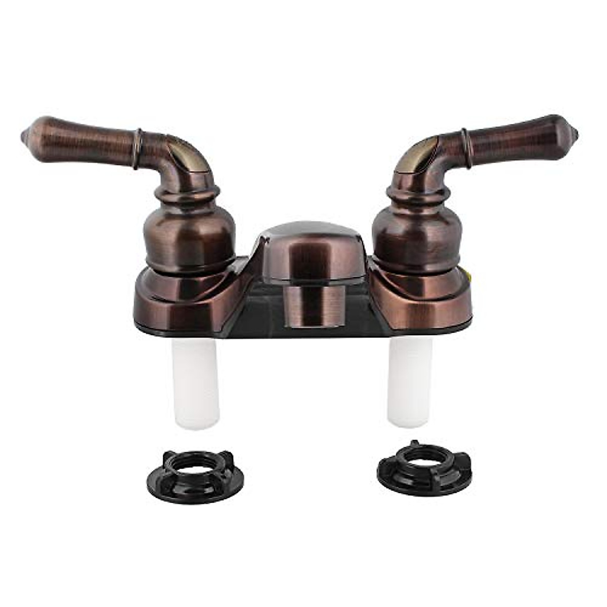 Empire Faucets RV Lavatory Faucet - 4 Inch Bronze Bathroom Faucet for RV Sink, Water Saving Aerator and Teapot Handles