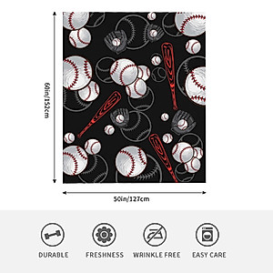 VIMIE Baseball Gifts for Boys 8-12 - Baseball Gifts Blanket for Boys - Gifts for Boys Who Love Baseball - Baseball Player/Lover Gift - Baseball Blanket for Boys Birthday Christmas 50" x 60"