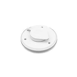 Thetford RV Camper Coaxial Antenna/Cable TV Plate Large Jack Cover Polar White PN 94320