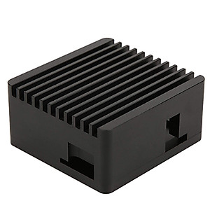 Heat Dissipation Case, Motherboard Protective Shell Accessories Aluminum Alloy Outer Casing Fit Mounting Accessories with Screwdriver, 4Pcs Screws for NanoPi R1S R2S