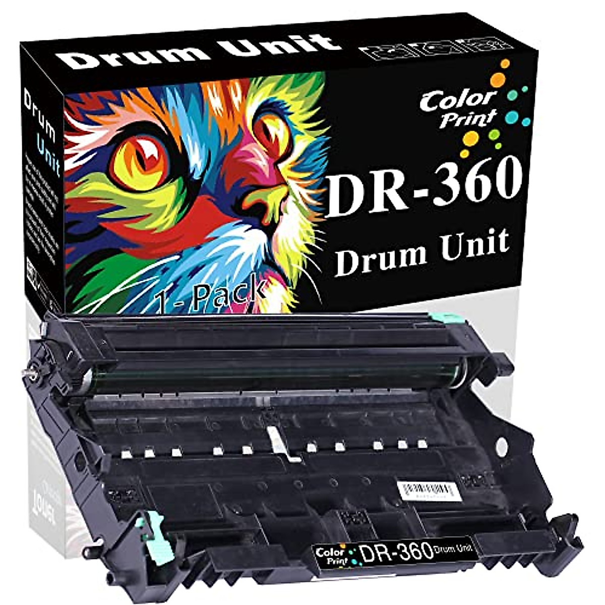 (1-Pack, Drum Unit) Compatible DR360 Drum Unit Replacement for Brother DR-360 Imaging Drum fit for TN360 TN-360 Toner DCP-7030 DCP-7040 HL-2140 HL-2170W MFC-7340 MFC-7345N MFC-7440N MFC-7840W Printer