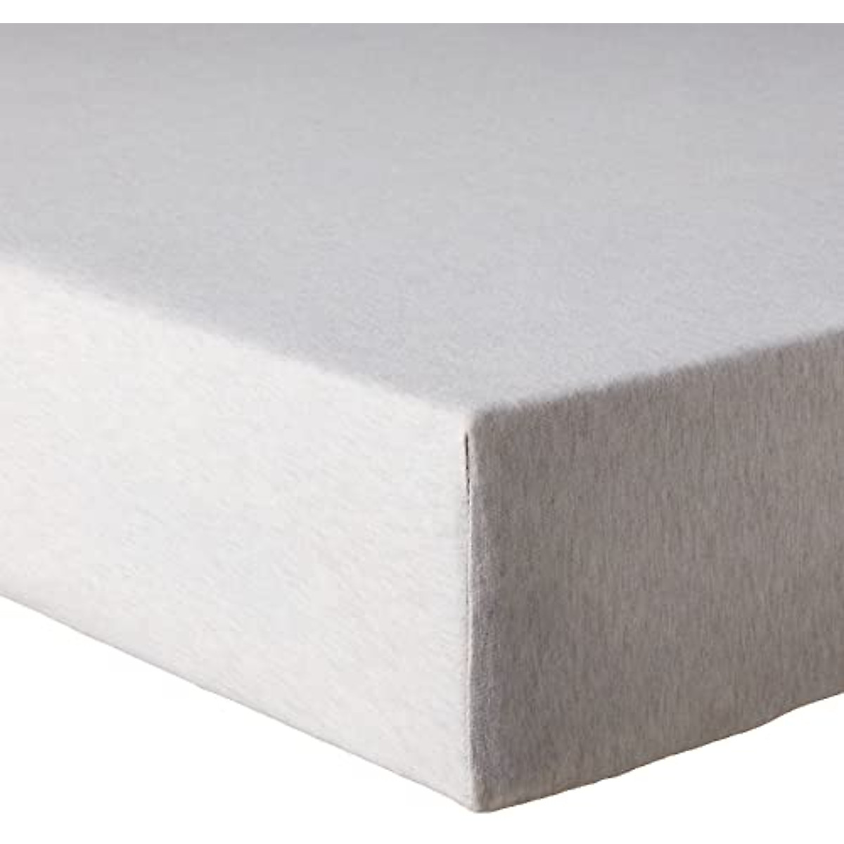 Amazon Basics 100% Cotton Jersey Fitted Baby Crib Sheet, Fits up to 6-Inch Mattress - 28 x 52-Inch, Oatmeal, Solid