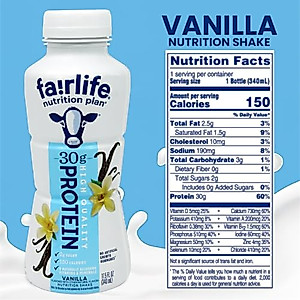 Niro Assortment| Fair life Protein Shakes, Pack Of 12 - Chocolate Fair life Shake And Fair life Vanilla Protein Shake Variety, 11.15 Oz Each - Premium Fair life Protein Shake With Niro Beverage Sleeve