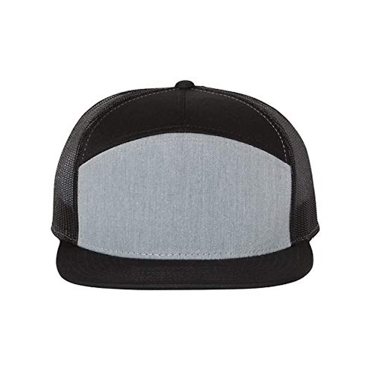 RICHARDSON - Seven-Panel Trucker Cap - 168 | One Size | Heather Grey/Black
