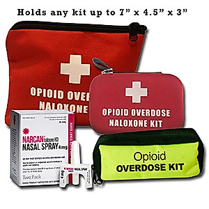 Windy City Cabinet Nasal Spray Overdose Kit Non Locking Cabinet, High Visibility Cabinet for Emergency First Aid Supplies, Non Locking