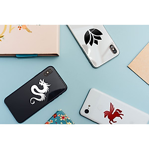 VViViD DECO65 Craft Vinyl Chrome Gloss Silver + Gloss White + Gloss Black 3 Rolls (7ft x 11.8") - M0