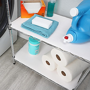 Con-Tact Brand Shelf Liner, Elegant and Textured Drawer Liner, Non-Adhesive and Durable Liner, 20" x 5', White Diamonds