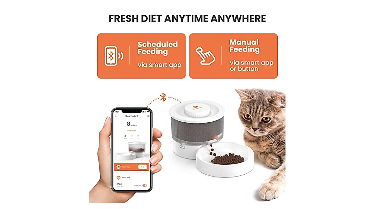 DOG CARE 4-Cup Automatic Slow Feeder for Pets