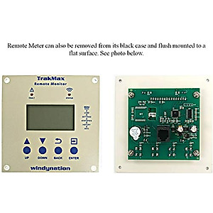 WindyNation TrakMax MPPT 40A Solar Charge Controller 12 or 24 Volts for Sealed, AGM, Gel, and Lithium Batteries + Remote Meter Kit