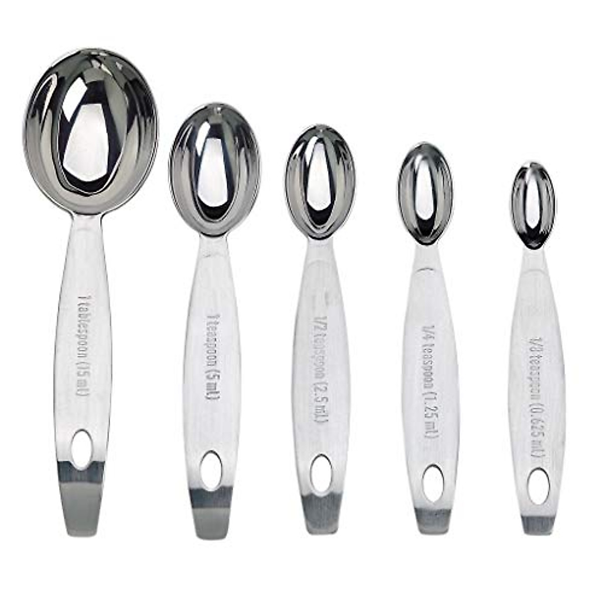 Cuisipro Silver Measuring Spoon Set, Standard