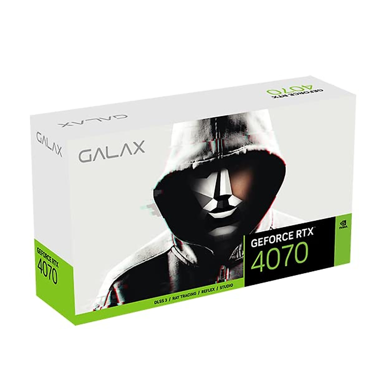 GALAX GeForce RTX™ 4070 EX Gamer White 1-Click OC, Xtreme Tuner App Control, 12GB, GDDR6X, 192-bit, DP*3/HDMI 2.1/DLSS 3/Gaming Graphics Card (with ARGB Fans)