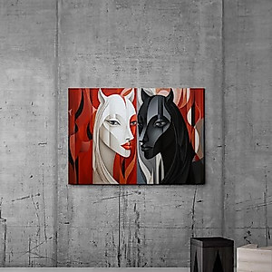 Majestic Black Stallion Galloping In The Clouds, Black Horse On Salt Flats, Canvas Print, Black Horse Print, Black Horse Wall Art