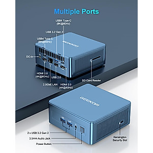 GEEKOM Mini PC Mini IT13, 13th Intel Core i7-13620H (10C/16T, up to 4.9GHz), 32GB DDR4 RAM/1TB PCIe Gen4 SSD Mini Desktop NUC13, USB4.0/8K UHD/WiFi 6E/BT5.2, Home&Office Mini Desktop Computers