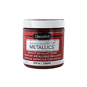 Decoart DECADMTL-36.15 AmericanaDecoMetallic8ozGarnet, None
