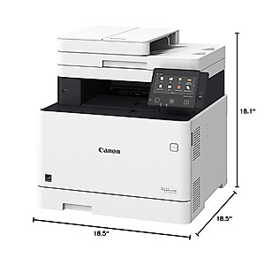 Canon Color imageCLASS MF733Cdw - All in One, Wireless, Duplex Laser Printer (Comes with 3 Year Limited Warranty), Amazon Dash Replenishment Ready, white