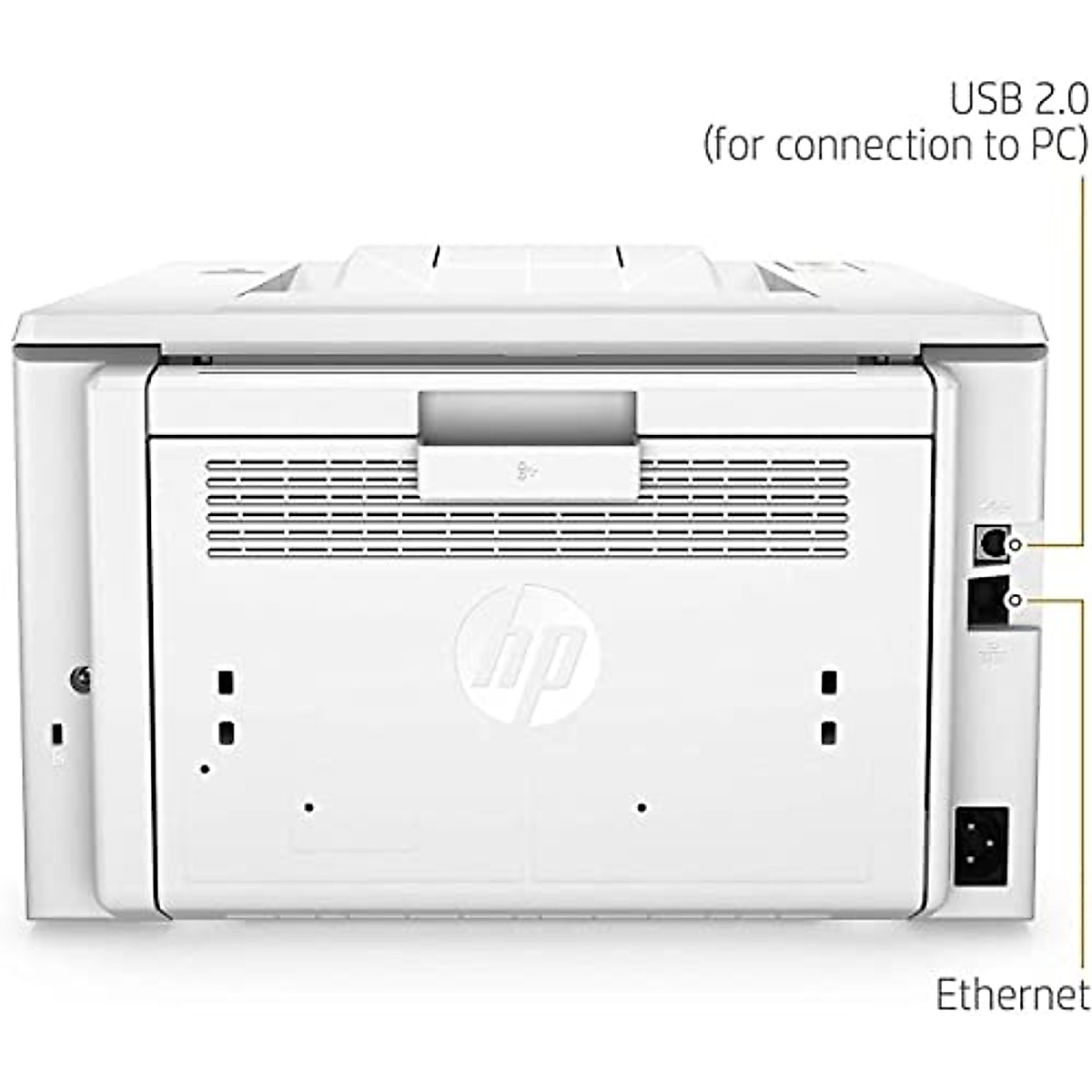 HP Laserjet Pro M203dw Wireless Laser Printer, Duplex Printing, 30ppm, 1200x1200 dpi, LED Button, Mobile Printing, Compatible with Alexa (G3Q47A), Wi-Fi & Ethernet, W/Silmarils USB 2.0 Printer Cable