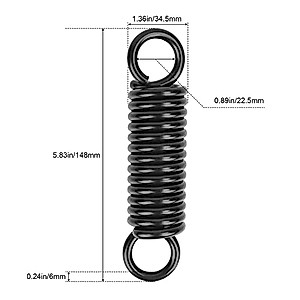 nodfosprr Hammock Spring Heavy Duty Swing Hanging Hook for Chair Porch Yoga Tree Sandbag,500lbs Weight Capacity…