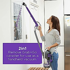 BLACK+DECKER HCUA525JP Cordless 2-in-1 Stick Vacuum, Powerseries Pro 20V Pet Vacuum, Purple