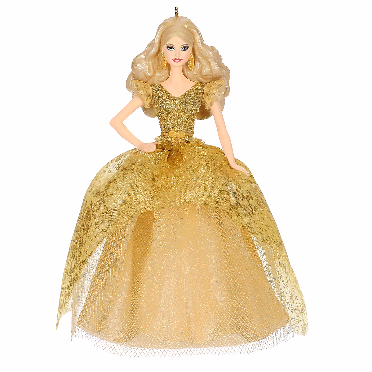 Hallmark Keepsake Plastic, Christmas Ornament 2020, Holiday Barbie Doll