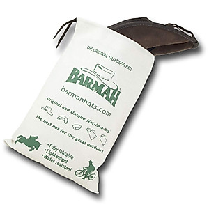 Barmah Hats Squashy Mountain Goat Leather Hat - Item 2055 (XXLarge, Pearl)