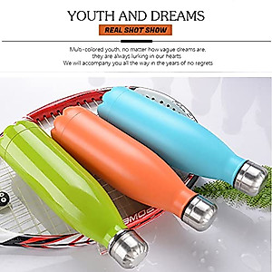 KEAECIZ Personalized Water Bottle Engraved Your Name, Custom 17oz Stainless Steel Sports Bottle Perfect for the gym and office/Outdoors Insulated Water Bottle