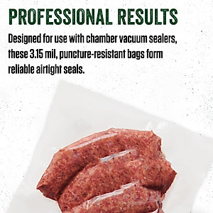 LEM Products MaxVac Pro Chamber Vacuum Sealer Bags, 8 x 10 Inches, Compatible with Chamber Vacuum Sealers Only, 250 Count