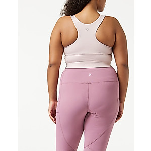 Core 10 Women's Nearly Naked Corset Sports Bra (Available in Plus Size), Foil Print Shine, 2X