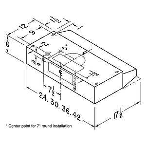 Broan-NuTone F403011 Insert with Light, Exhaust Fan for Under Cabinet Range Hood, 30-Inch, White on White