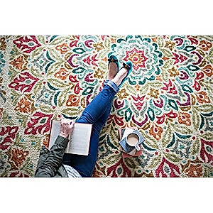 Mohawk Home Jerada Floral Sphere Area Rug (5'x8')