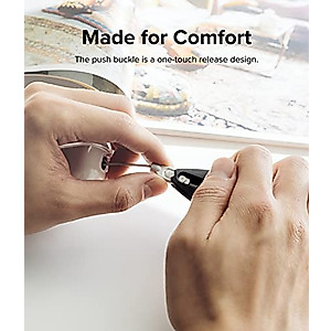 Ringke Hand Strap [Phone Wrist Strap] Designed for Camera Strap and Phone Strap, Adjustable Sturdy Universal Lanyard Compatible with Camera and Phone Case - Ruler Black