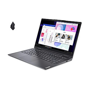 2021 Latest Lenovo Yoga 7i 2-in-1 14" Touchscreen 300 nits Laptop - 11th Gen Intel Evo Platform Core i5-1135G7 8GB RAM 512GB SSD Intel Iris Xe Graphics Win 10 Home Slate Grey, LPT Cloth