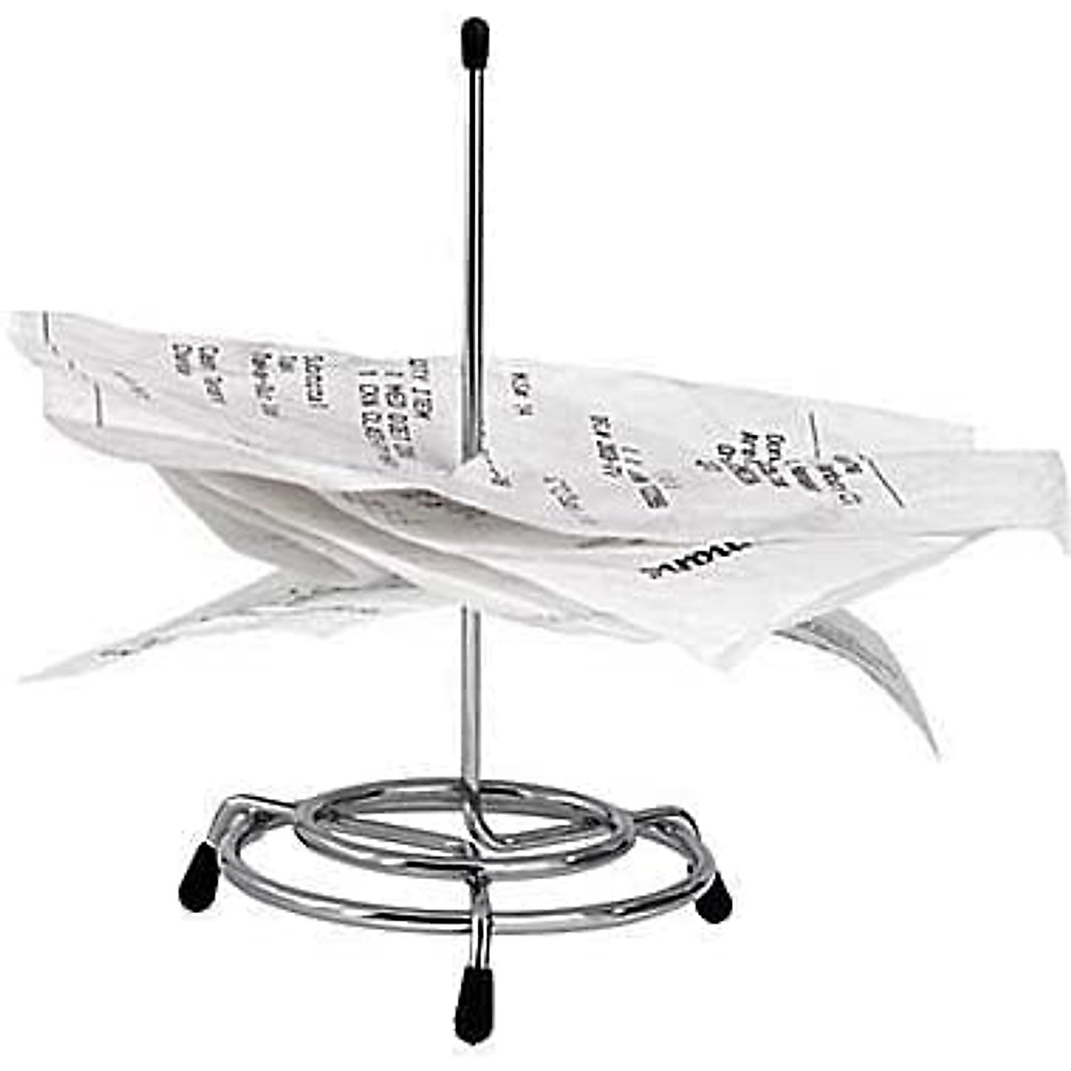 1InTheOffice Receipt Holder, Ticket Stabber, Receipt Holder Spike, Chrome, 6 Pack