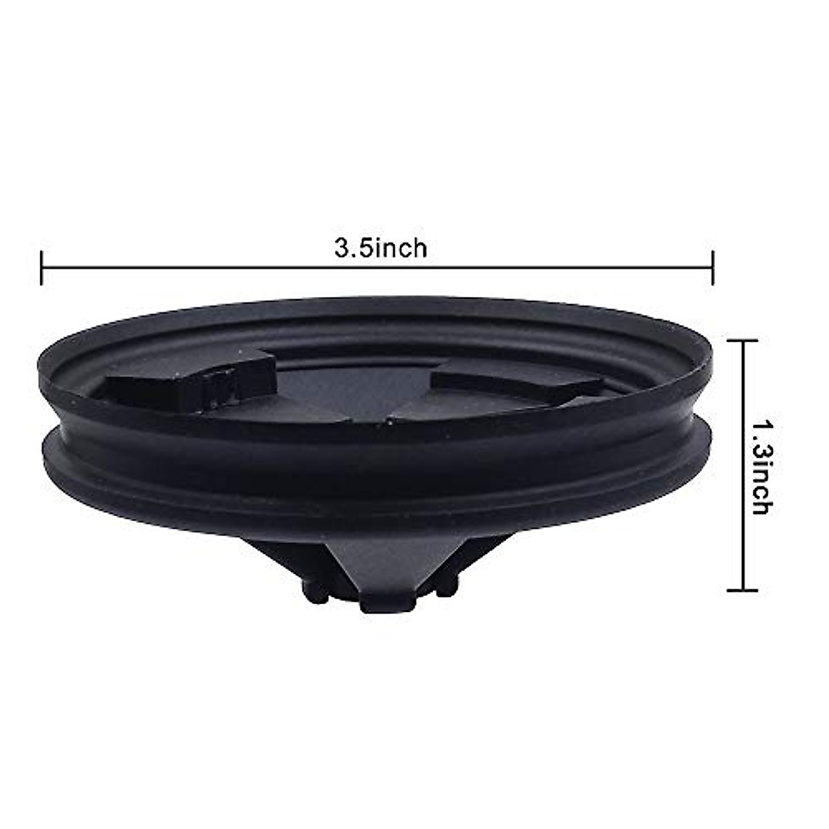 DGQ Garbage Disposal Splash Guards 3-1/2" Sink Baffle Disposal Replacement Mounting Gasket Food Waste Disposer Accessories Disposer Mounting Kit Food Waste Disposal Part for Kitchen Sink