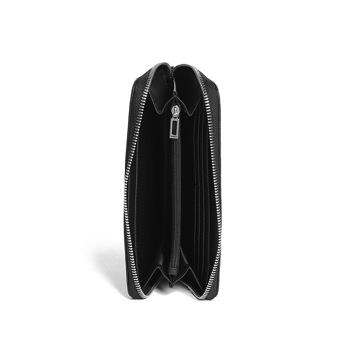 GUESS Factory Abree Logo Saffiano Medium Zip-Around Wallet