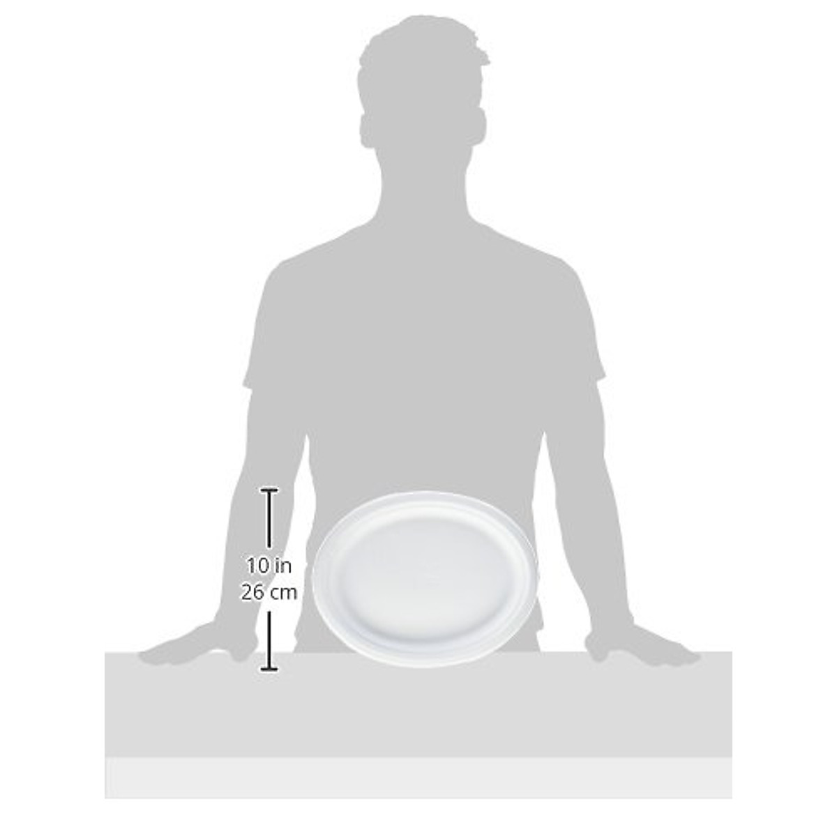 Chinet Premium Paper Platters, 10 Inch