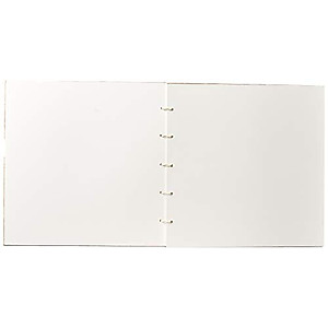 Ginger Ray Wooden Wedding Guestbook with White Script Font, 32 Page, Boho