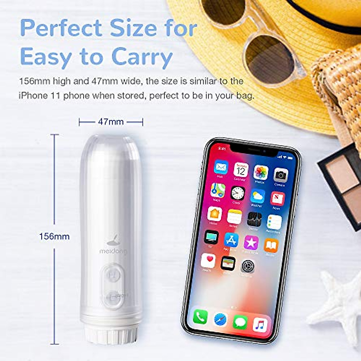MERONG Portable Travel Electric Bidet Sprayer Handheld Personal Bidet Sprayer Bidet Bottle for Baby Care/Outdoor Traveling