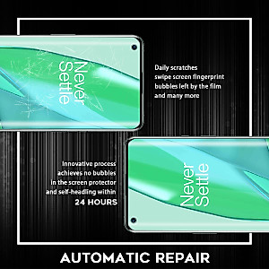 Orzero (3+2) Compatible for OnePlus 9 Pro, 3 Pack Soft TPU Screen Protector (Not Glass) + 2 Pack Camera Lens Protector, with Alignment tool Anti-Scratch Bubble-Free
