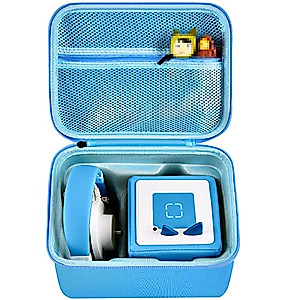 Case Comaptible with Toniebox Audio Player Starter Set and for Tonies Figures Characters. Toy Story Storage Organizer Carrying Holder for Headphones, Charging Station and Accessories (Box Only) -Blue