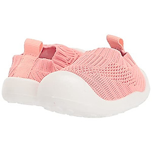 Gerber Unisex Baby Baby Toddler Boy and Girl Stretchy Knit Slip-On Sneaker Pink 6-9 Months