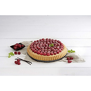 Zenker Non-Stick Carbon Steel Flan/Tart Pan, 11-Inch, grey