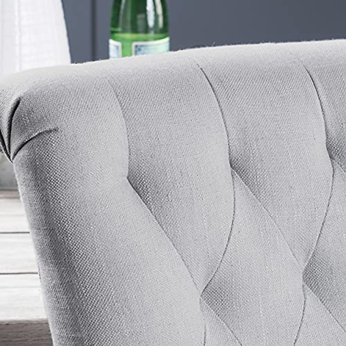 Christopher Knight Home Venetian Dining Chairs, 2-Pcs Set, Light Grey