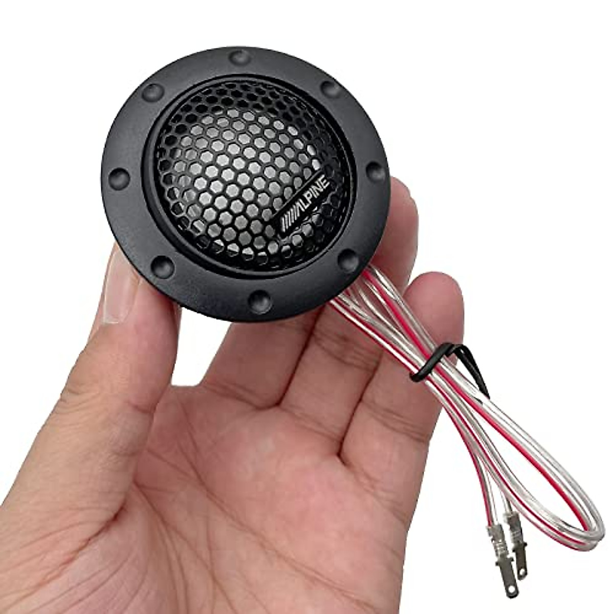 LYHLYA Car High Fidelity Stereo Speaker Tweeter - Car Modified Car Audio Silk Dome Tweeters