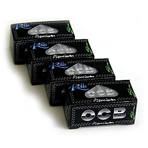 OCB Premium Slim Rolls x 4 Rolls