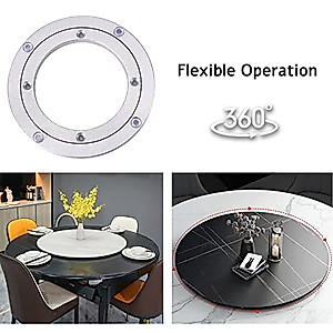 Heavy-duty Aluminum Rotary Bearing Lazy Susan Table Bearing Turntable Bearing Base Hardware, Large Table Bearing 8in 16in 24in 32in, Smooth Silent Industrial Swivel Base ( Size : 16 inches (400mm) )
