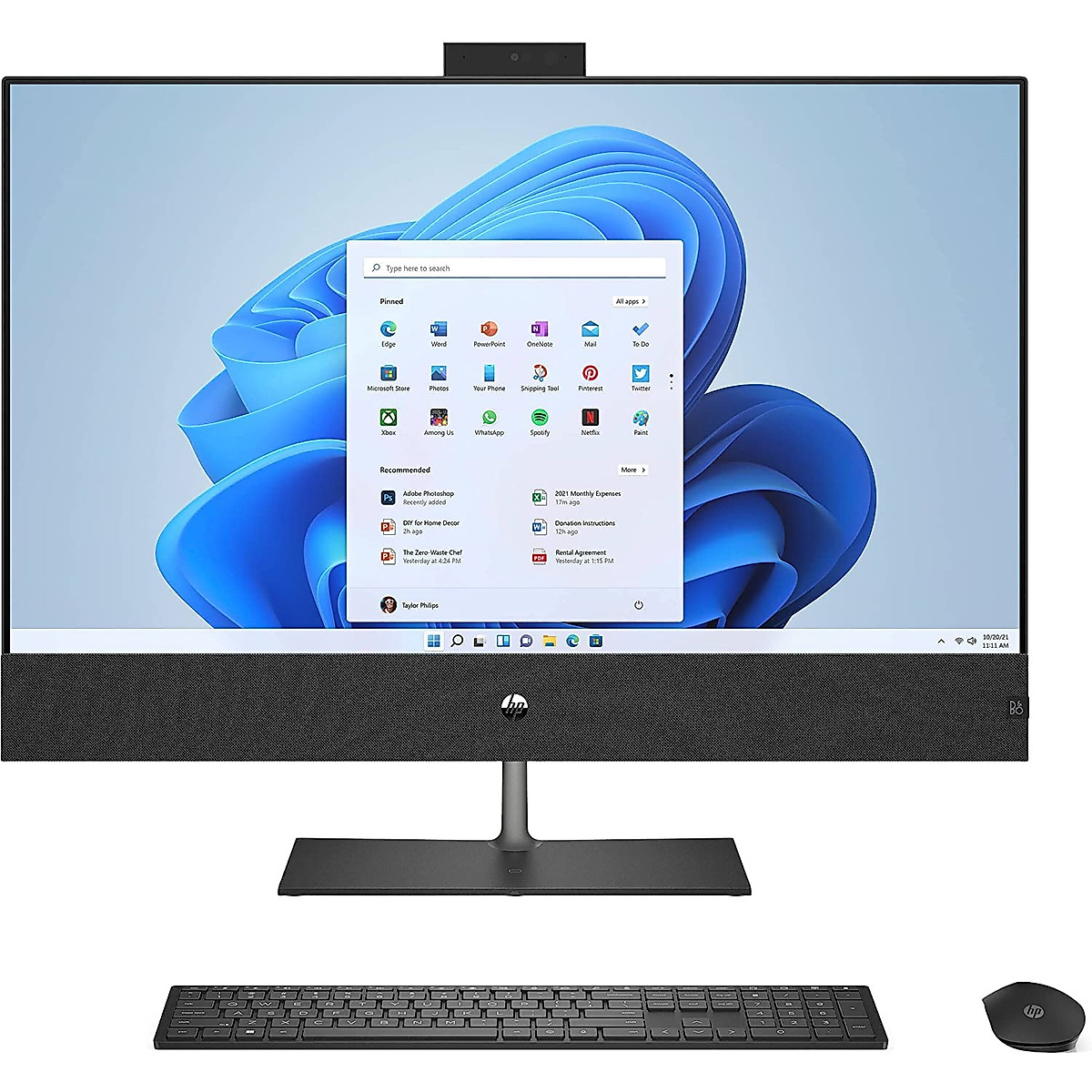 HP Pavilion 32 Desktop, Intel 12th Gen i7 Processor with 8 Cores, 16GB RAM, 2TB SSD, 31.5" 4K UHD Display, Windows 11 Pro