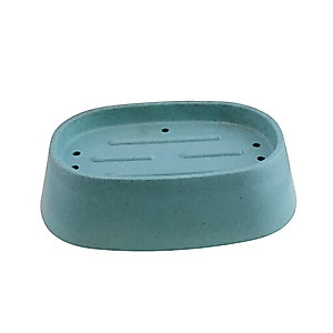 Bathroom Accessories Set 4 Piece Accesorios para Baños Soap Dispenser, Soap Dish, Tumble, Toothpaste-Toothbrush Holder (Teal)